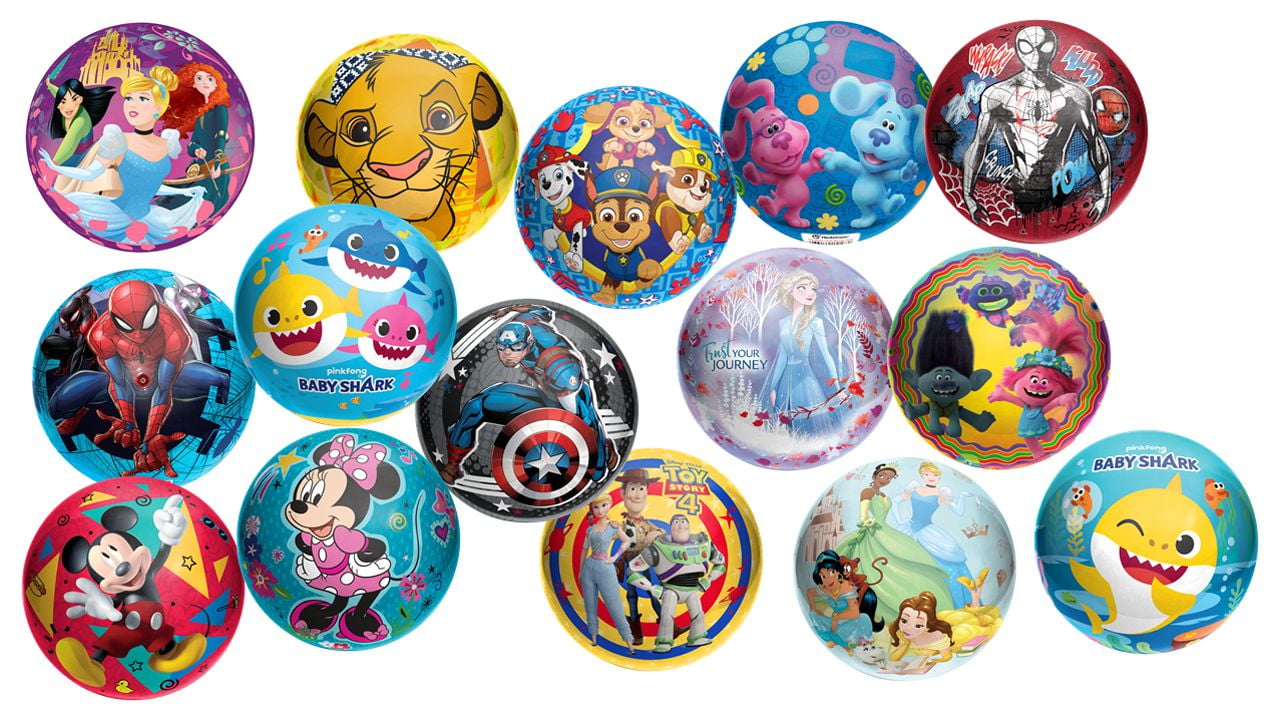 Hedstrom Licensed Playball for Kids, 6 inch Durable Vinyl Ball, Indoor ...