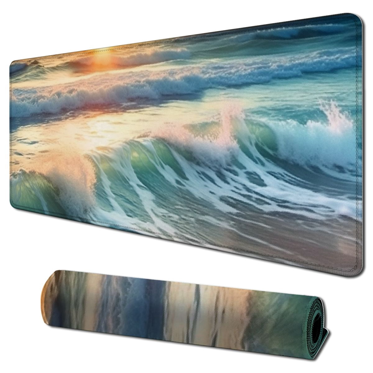 Heduofu Beach Sunset Mouse Pad,Cute Mouse pad,Custom Small Mouse Pads ...