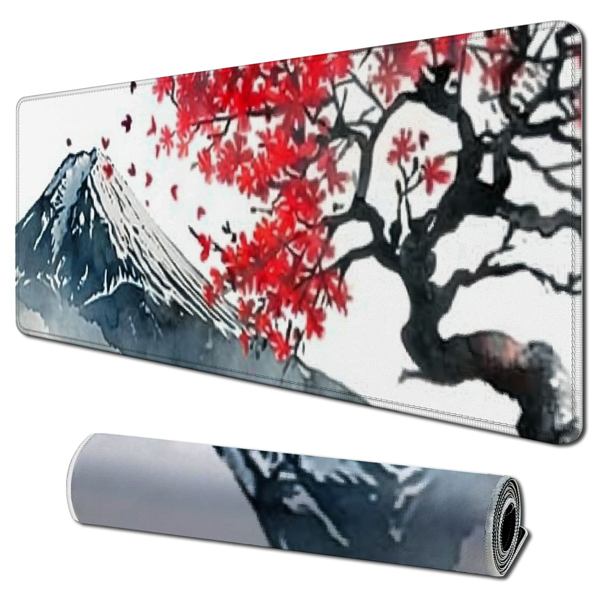 Heduofu Cherry Blossom Gaming Mouse Pad,Large Mouse Pad for Desk ...