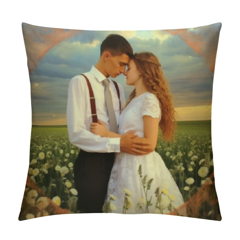 Heduofu Custom Photo Pillow Cover, Personalized Throw Pillowcase with ...