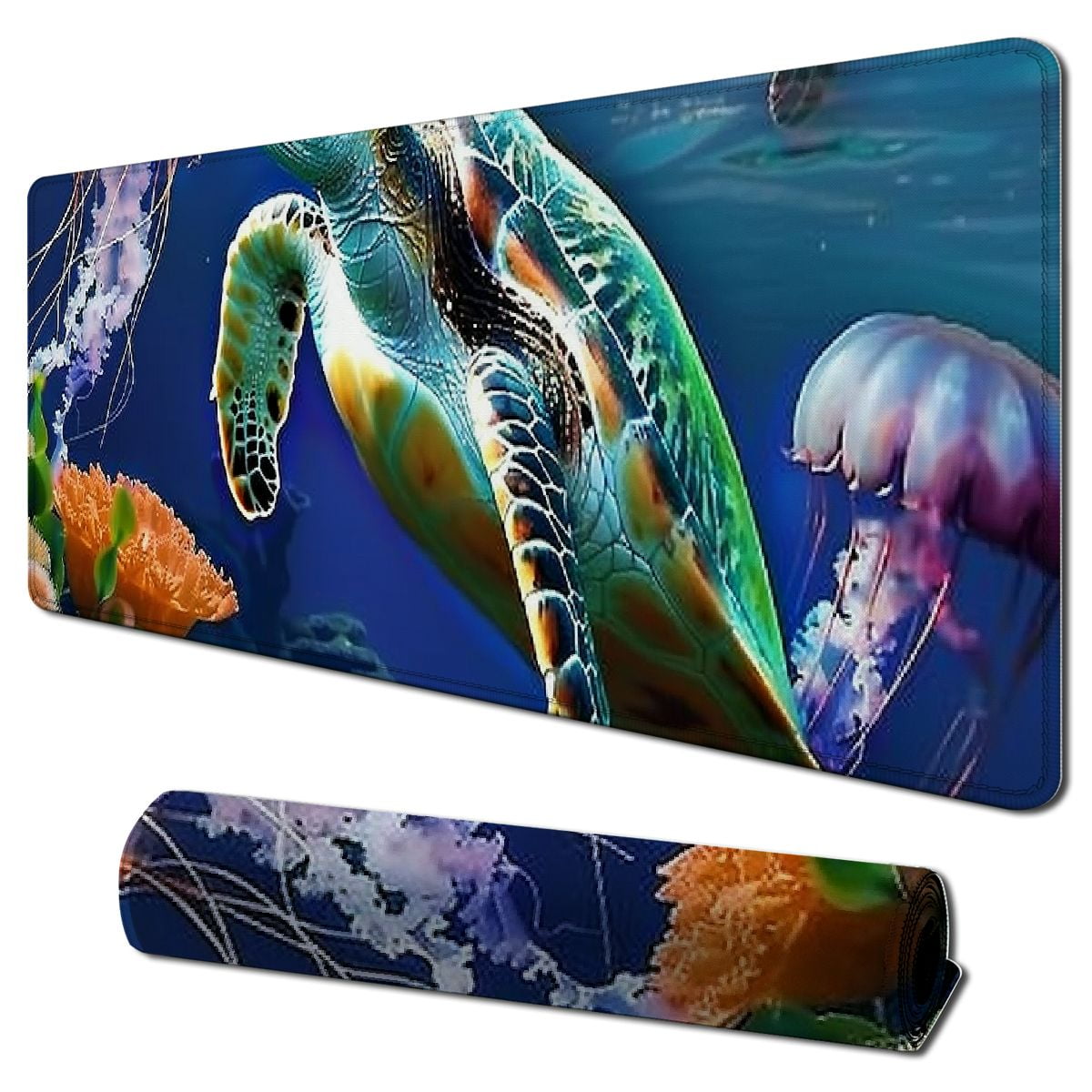 Heduofu Desk Mouse Pad, Extra Large Mouse Pad Gaming Mouse Pad Turtle ...