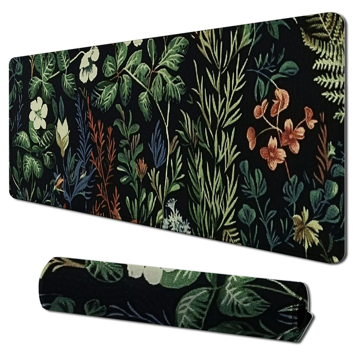 Heduofu Gaming Mouse Pad XL Cute Forest Green Plant Nature Floral ...