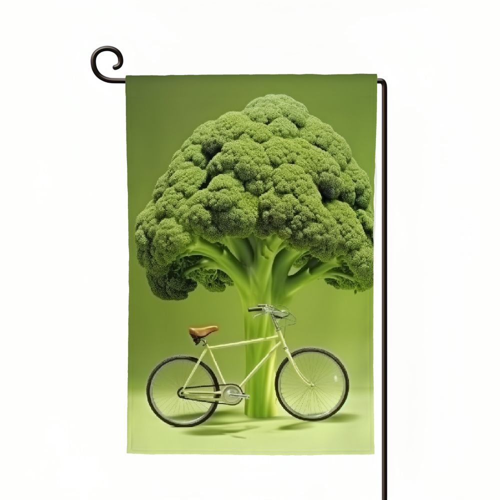 Heduofu Garden Flags, Vegetables Broccoli Under The Sky Welcome Garden ...