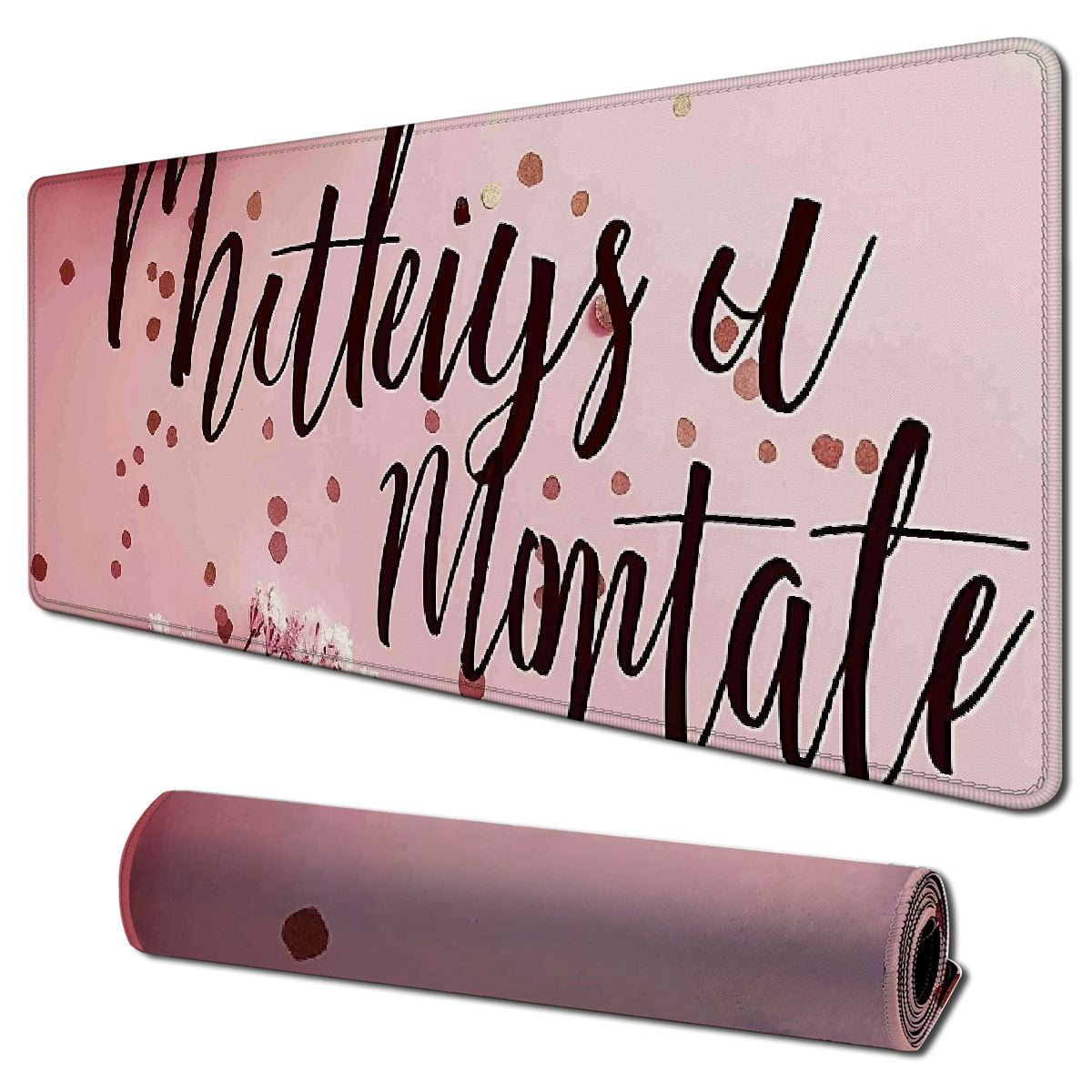 Heduofu Inspirational Quote Mouse Pad, Work Hard and Make It Happen ...