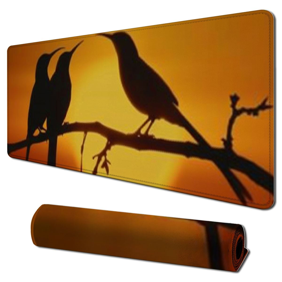 Heduofu Large Mouse Pad Overlock Edge Rubber Desk Mat Computer ...