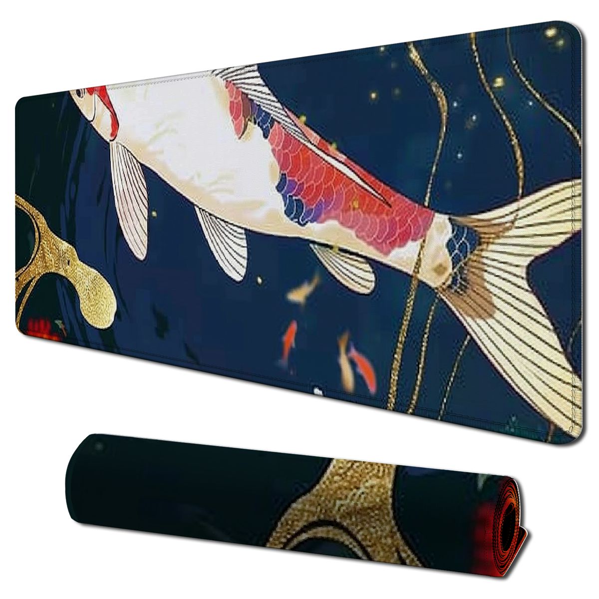 Heduofu Mouse Pad, Japanese Koi Fish Mouse Pad Design, Cute Mouse Pads ...