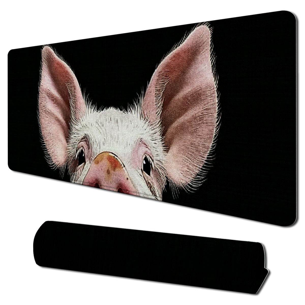 Heduofu Non-Slip Rectangle Mousepad, Baby Pig Mouse Pad for Home ...