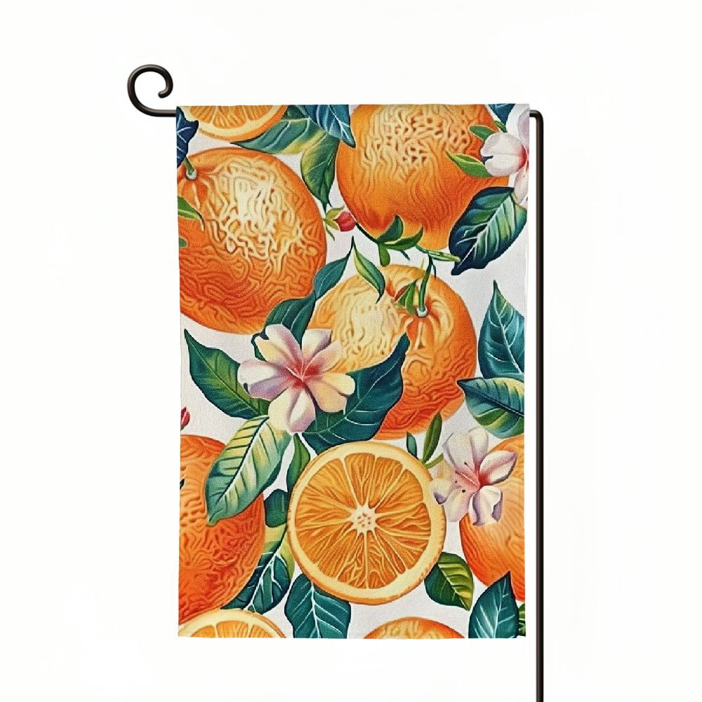 Heduofu Orange Garden Flag Nature Autumn Grapefruit Slice White Citrus ...