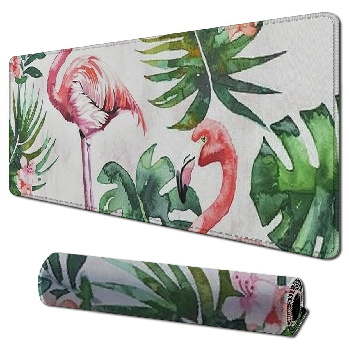 Heduofu Pink Flamingo Parrot Birds Mouse Pad Gaming with Non-Slip ...