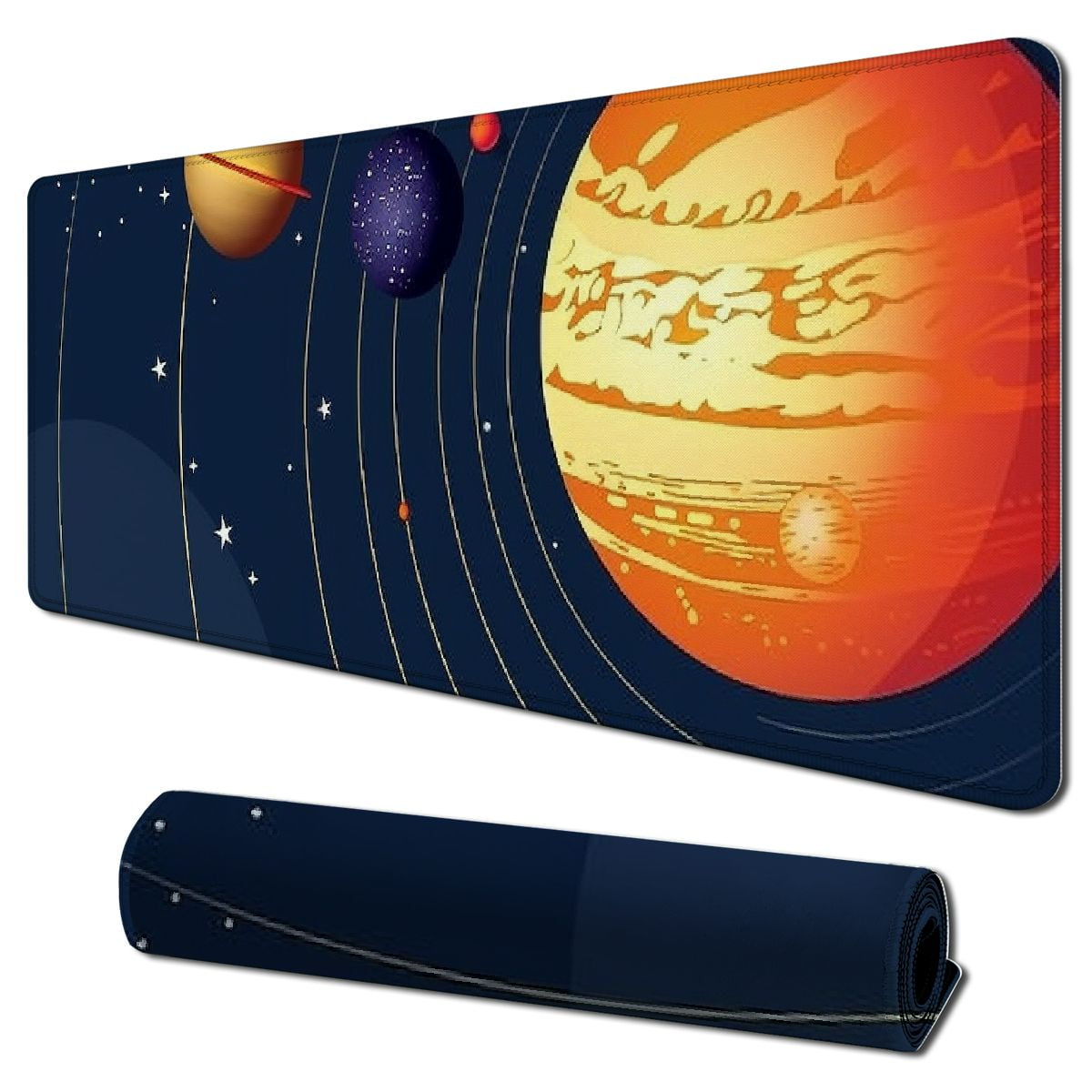 Heduofu Planets Gaming Mousepad 9 Planets Illustration Mouse Pad Mouse ...