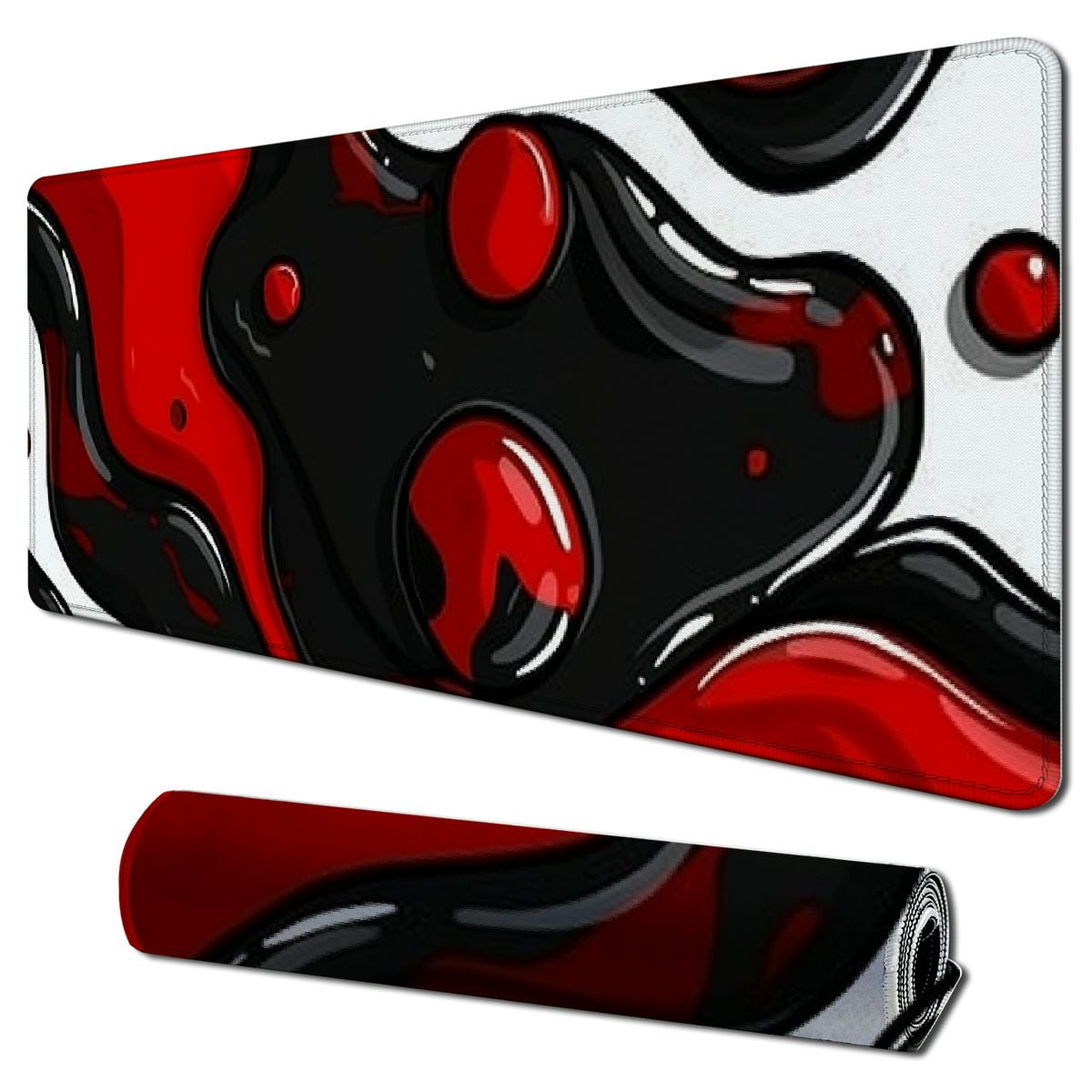 Heduofu Red Gaming Mouse Pad - Professional Artisan Red Mouse Pad - Red ...
