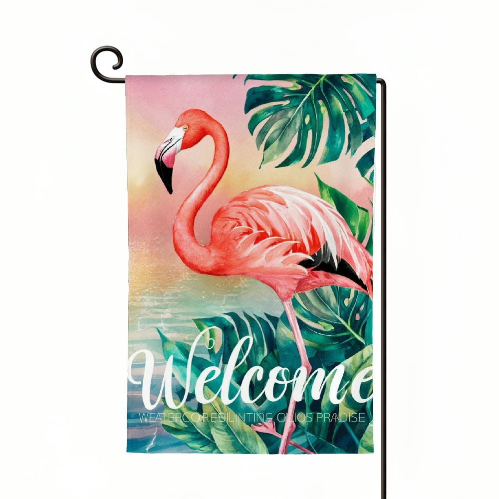 Heduofu Summer Garden Flag for Outside Double Sided, Seasonal Welcome ...