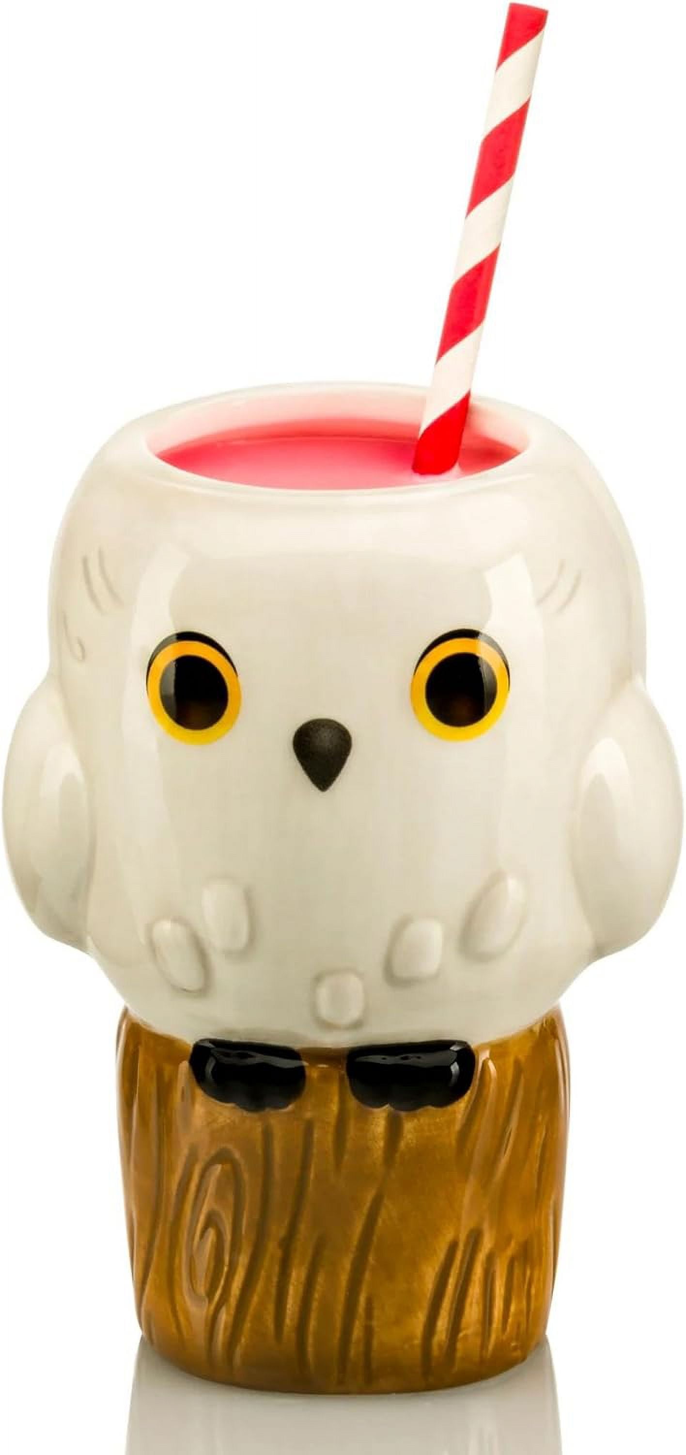Hedwig Owl Coffee Mug, 16 Oz -Kawaii Figure Goblet Cup Design by Jerrod ...
