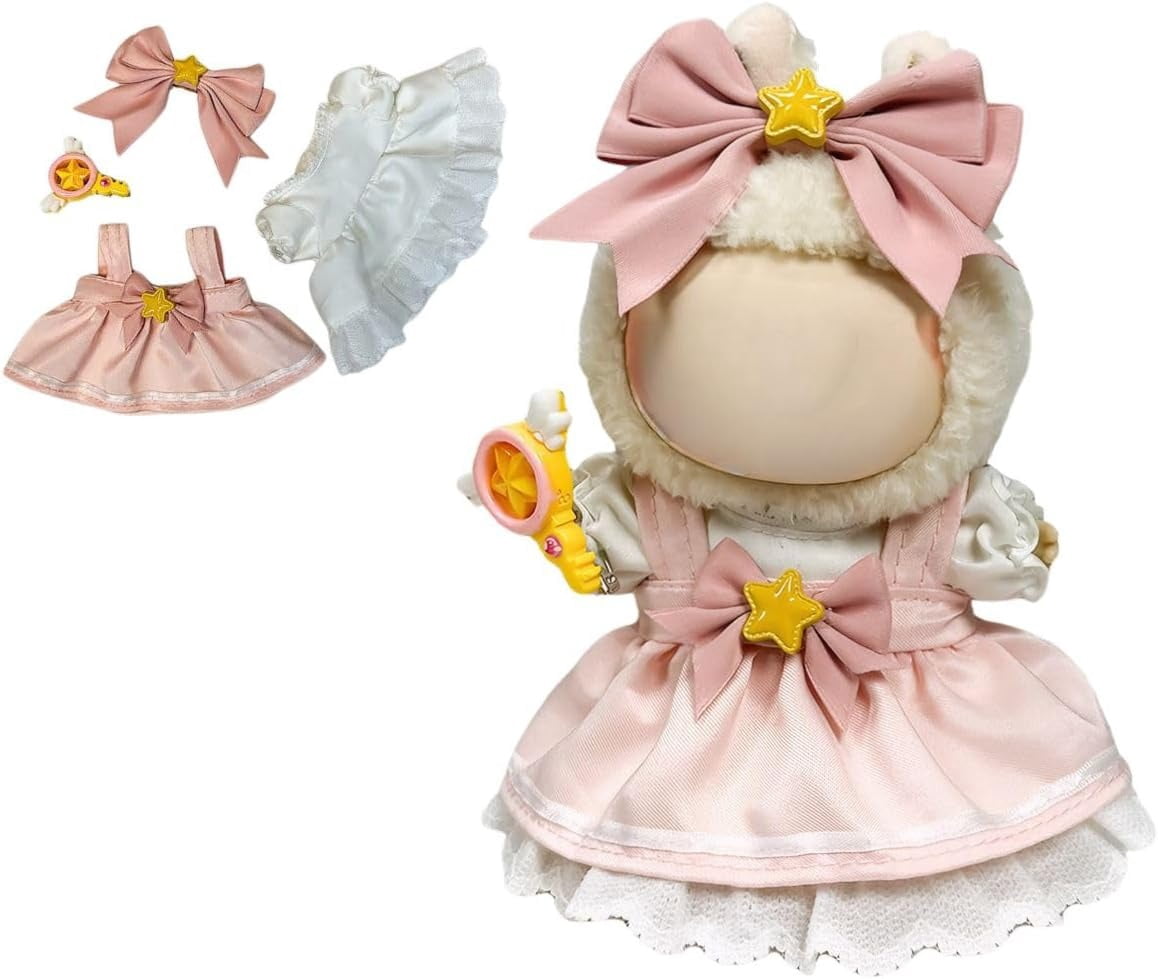 HeeHom 17cm Dolls Clothes - Handmade Outfit Set with Removable ...