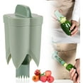 HeeHom 2 In 1 Fruit Pepper Corer, Upgraded Pepper Core Seed Remover ...
