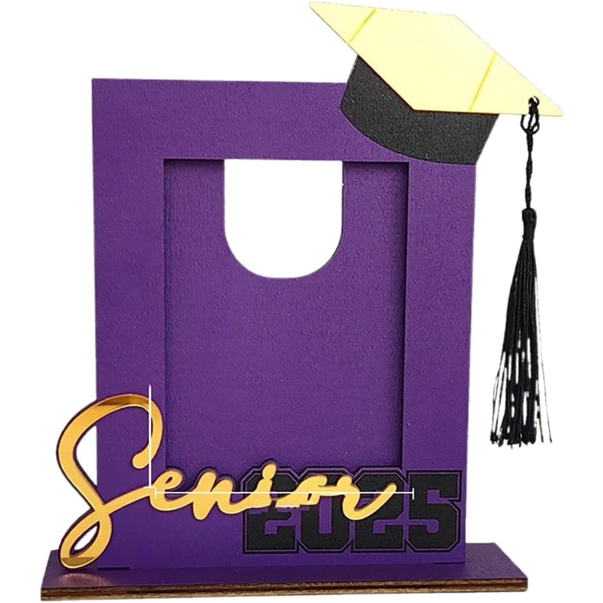HeeHom 2025 Graduation Frame with Tassel Holder - Class of 2025 Wooden ...