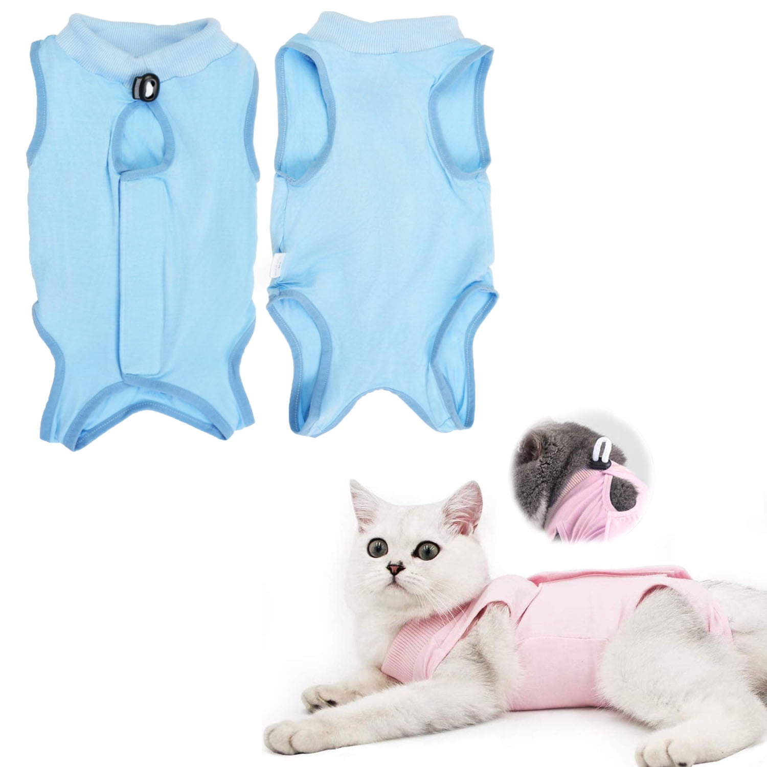 HeeHom Cat Professional Recovery Suit for Abdominal Wounds and Skin ...