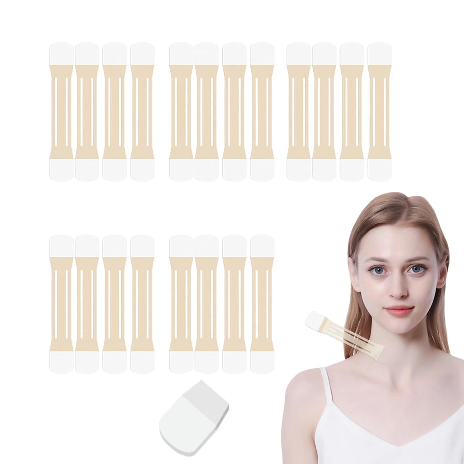 HeeHom Celestica Instant Neck Lift Tape - Invisible Turkey Neck ...