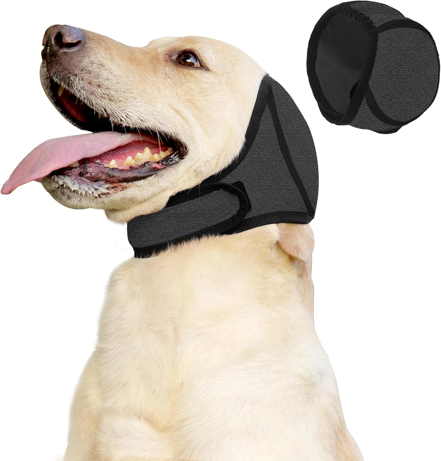 HeeHom Dog Calming Hoodie with Noise Protection & Waterproof Ear Covers ...