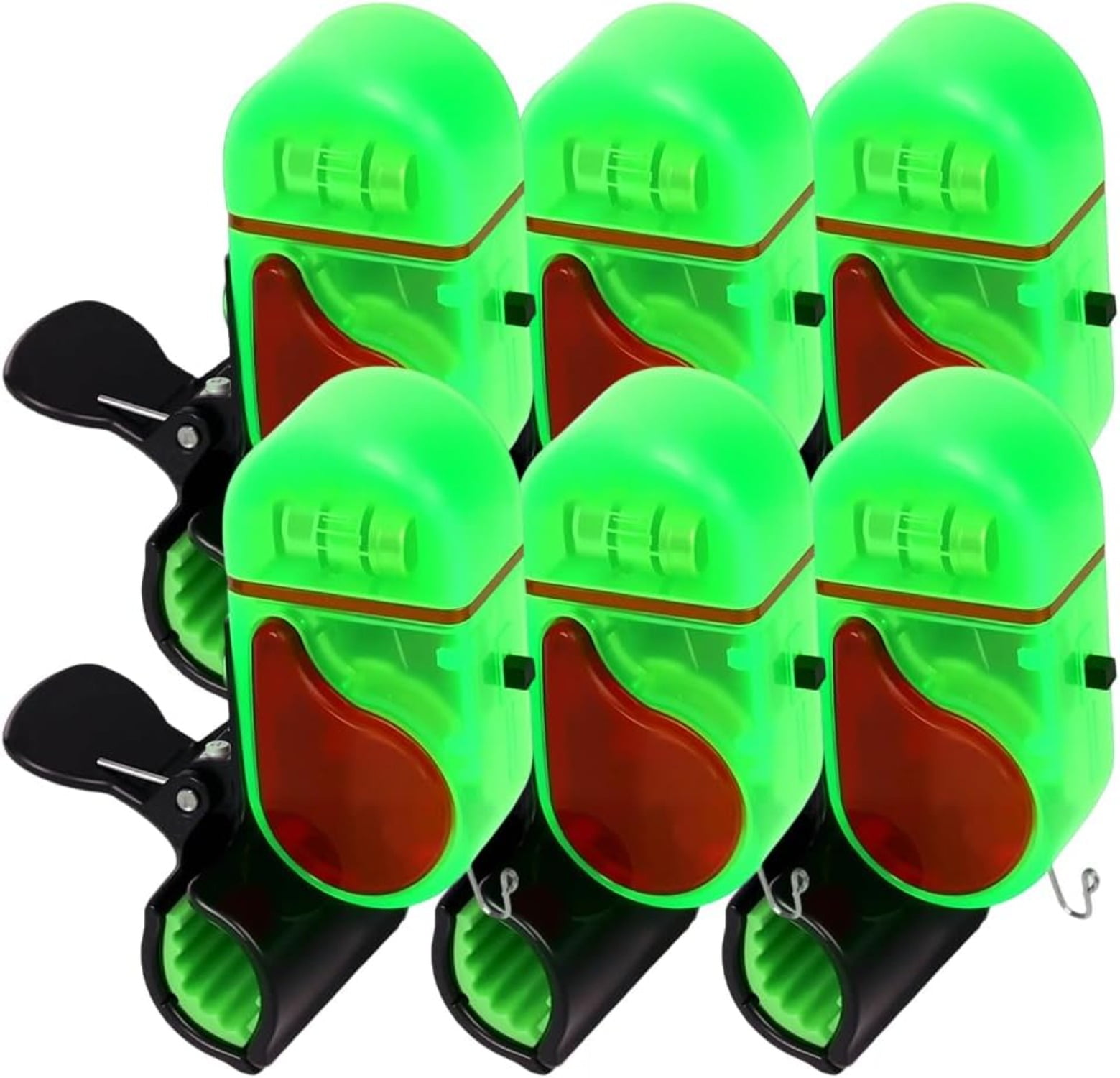 HeeHom Fishing Bite Alarm with LED & Sound Alert, 2025 Water-Resistant ...