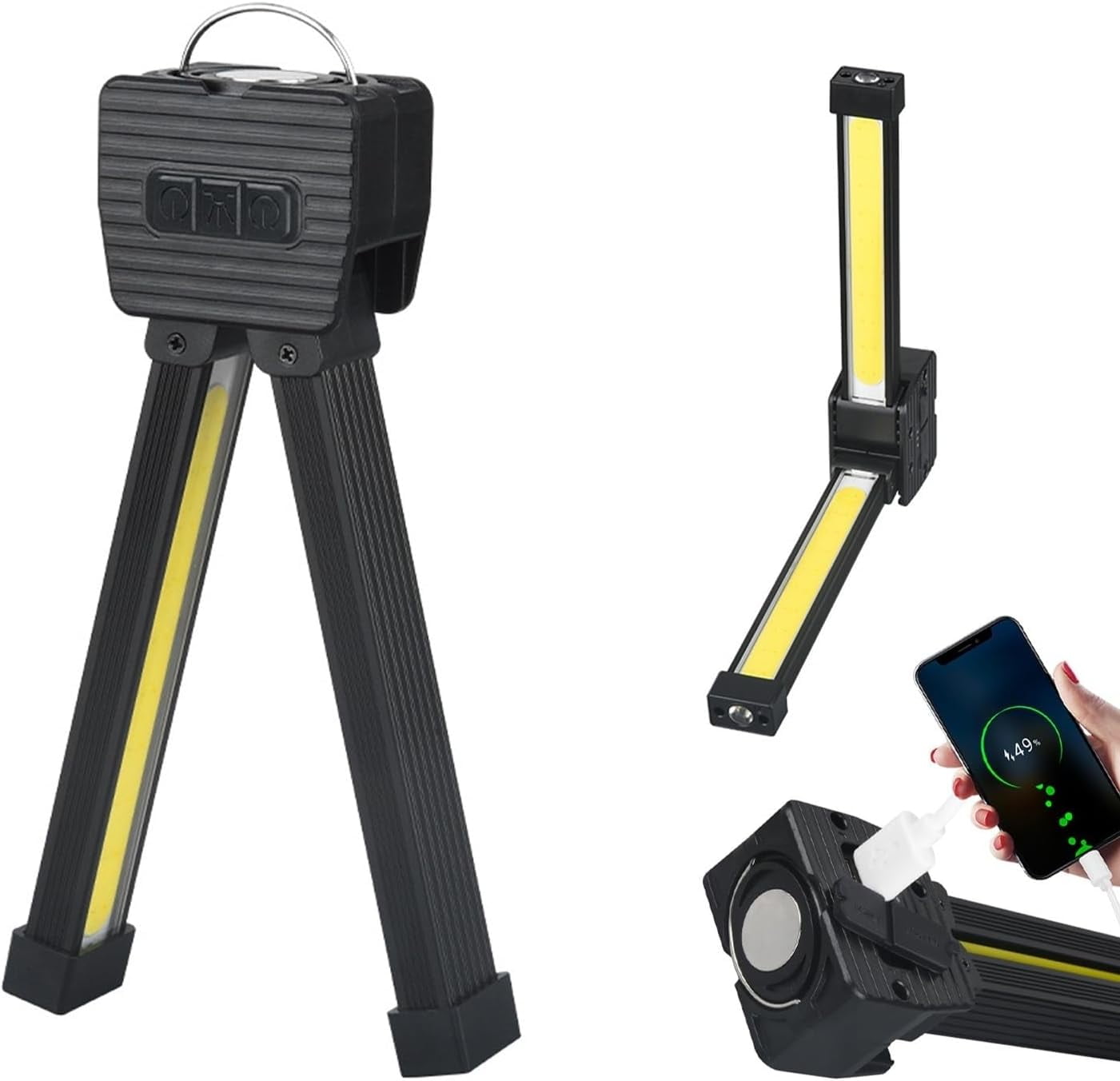 HeeHom Gym Lamp for Posing - 7 Level Gear Dimming LED Work Light with ...