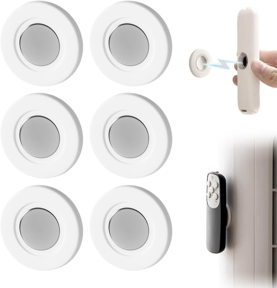 HeeHom Magnetic Remote Control Holder Wall Mount - Self Adhesive No ...