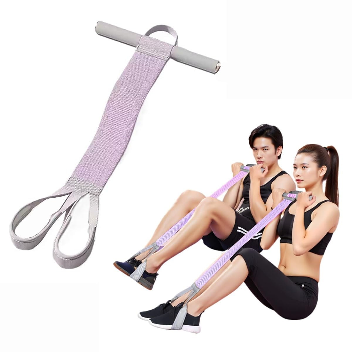 HeeHom Resistance Bands with Handles & Foot Pedal, 120lb Heavy Duty ...