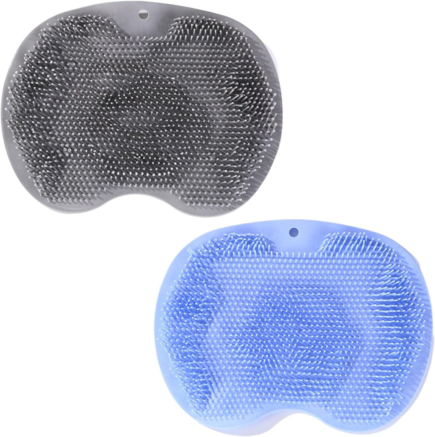 HeeHom Shower Foot & Back Scrubber Mat, Non-Slip Wall Mounted Suction ...
