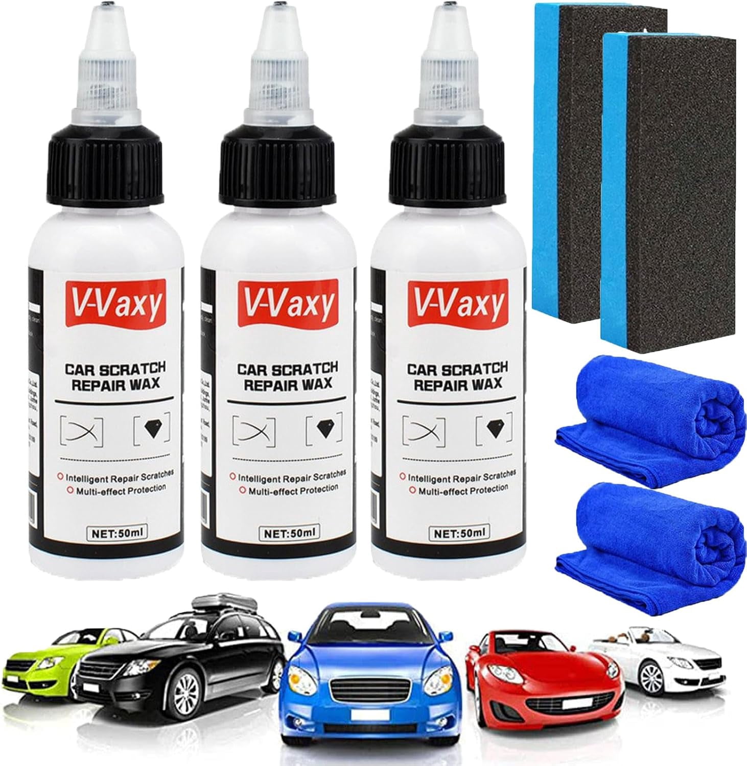 HeeHom Vvaxy Car Scratch Repair Wax & Paint Restorer – Multi-Effect ...
