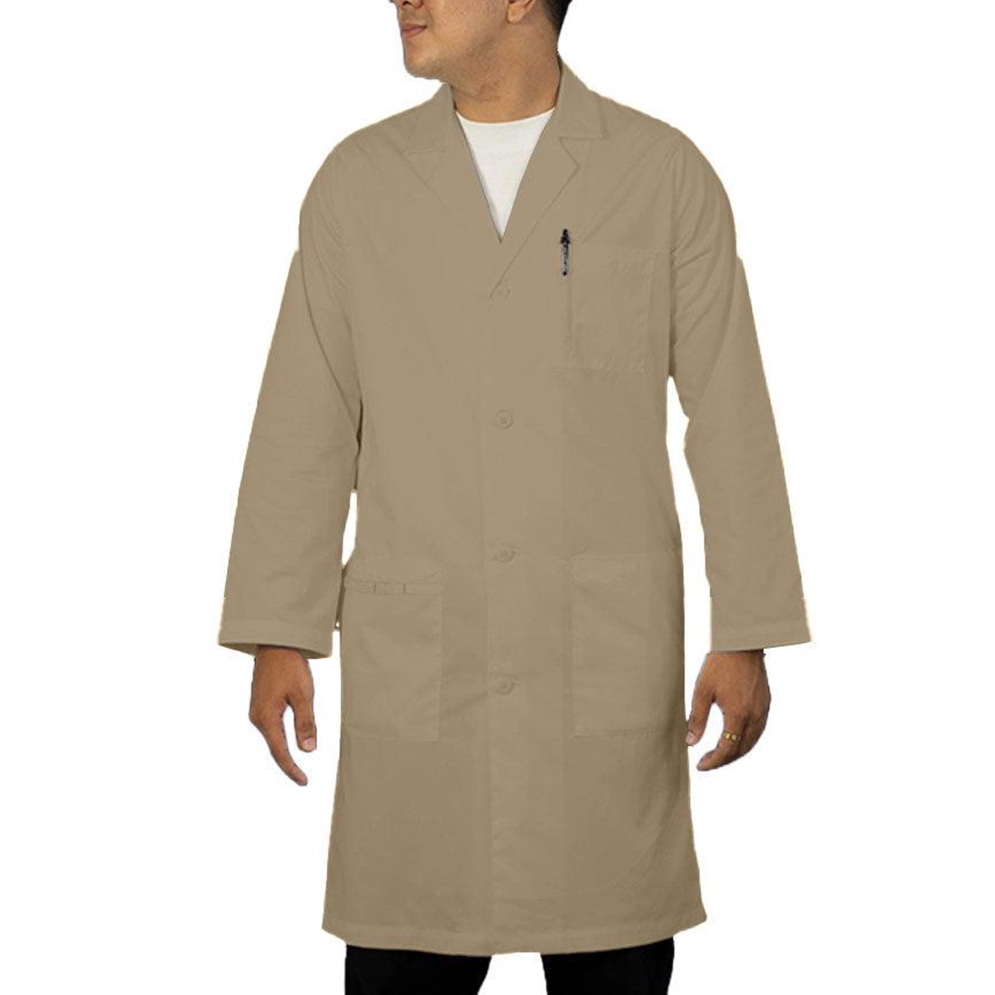 Panda Uniform by HeedFit Unisex 40" Medical Lab Coat – M Khaki ...