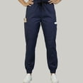 HeedFit Unisex Cargo Scrub Pants Drawstring Waist Cross Pockets, s ...