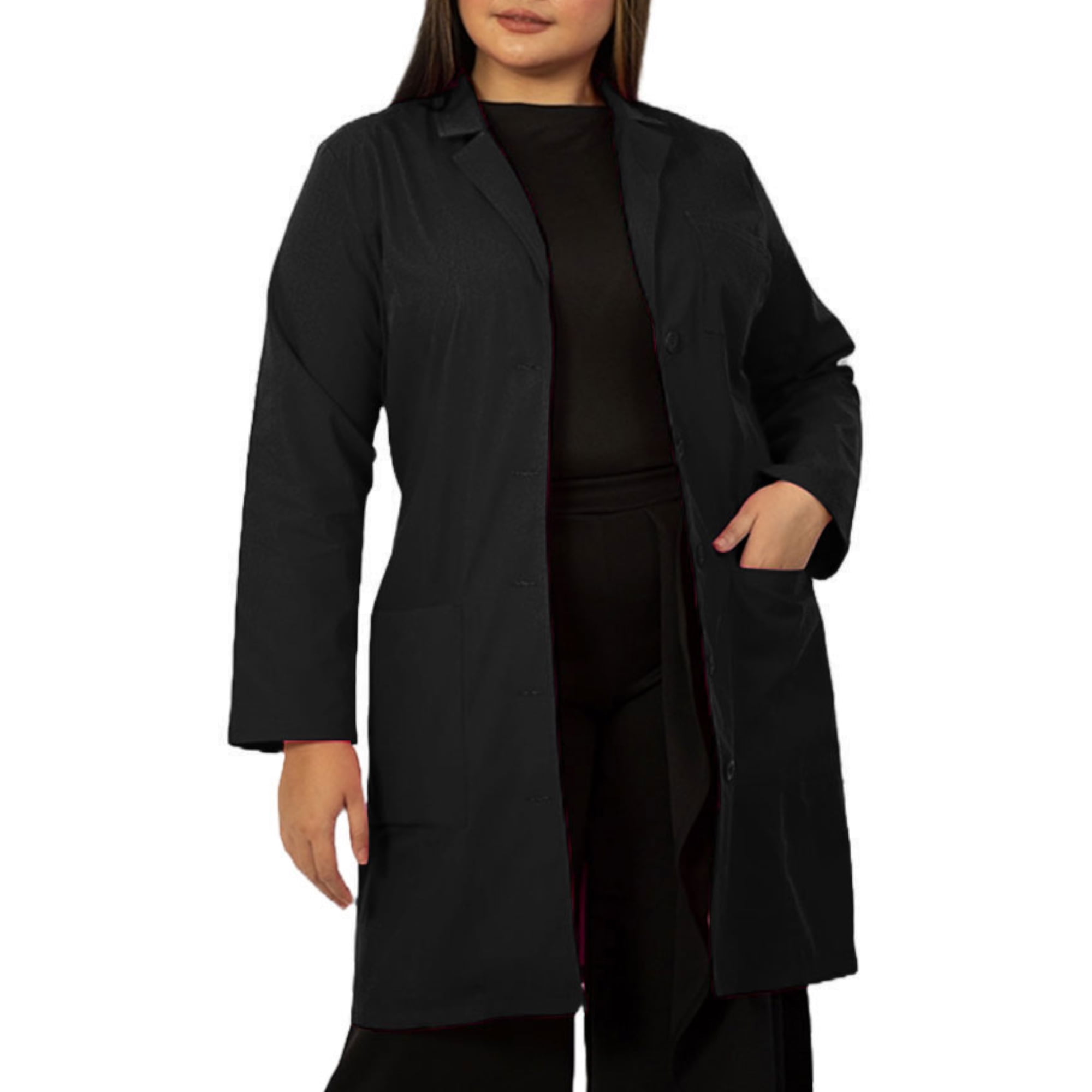 Panda Uniform by HeedFit Unisex Doctor Lab Coat 37" – 12XL Black ...