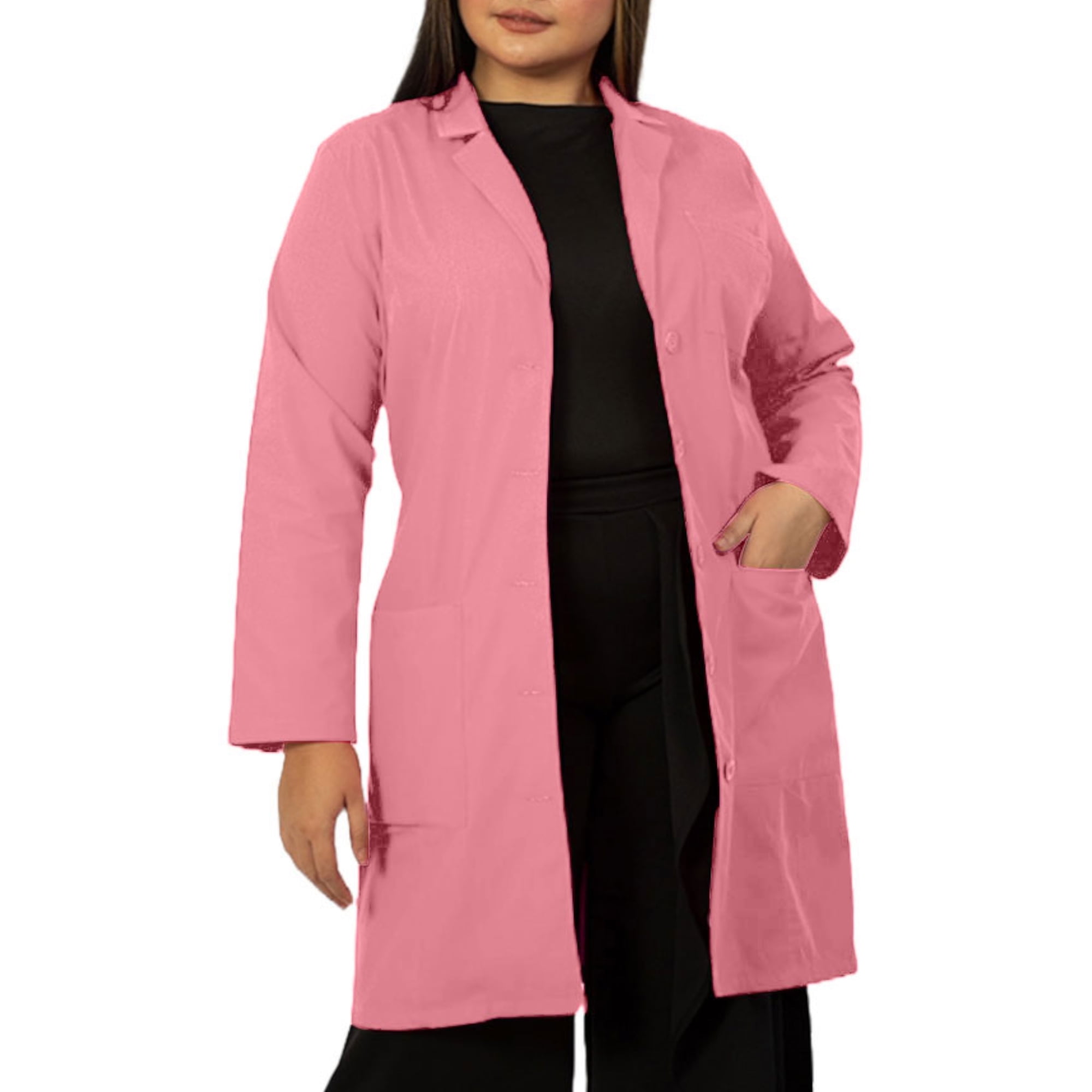 Panda Uniform by HeedFit Unisex Doctor Lab Coat 37" – 7XL Pink ...