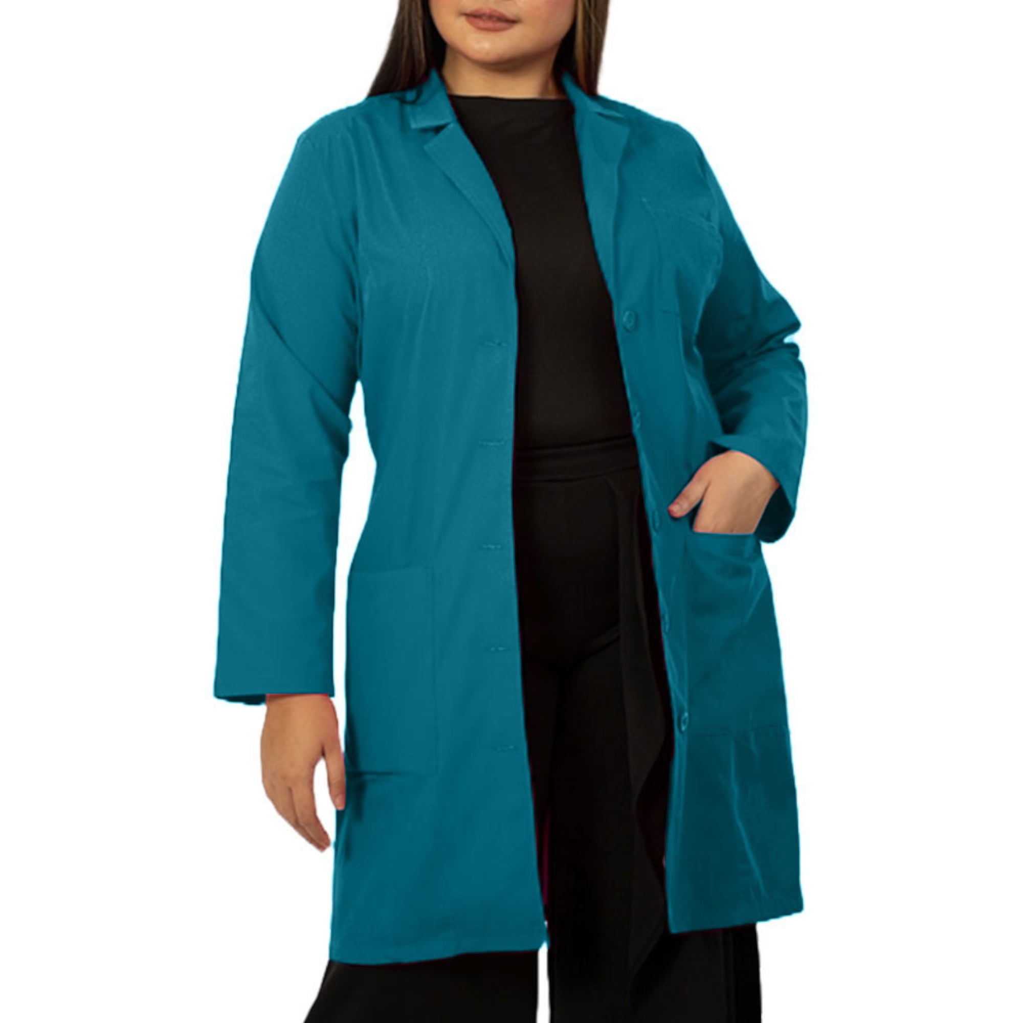 Panda Uniform by HeedFit Unisex Doctor Lab Coat 37" – XXS Teal ...