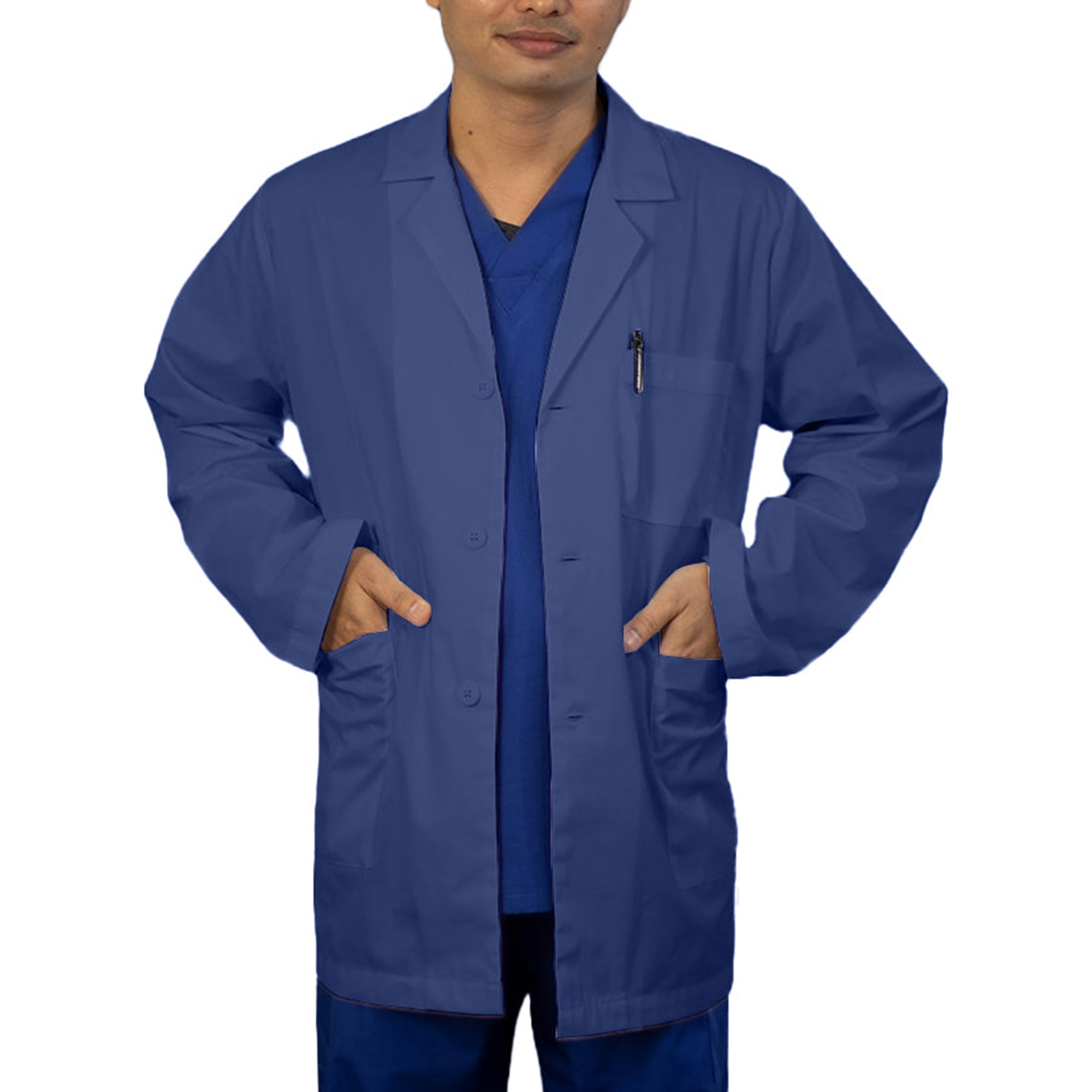 HeedFit Panda Uniform Men’s 31” Colored Lab Coat – Optional Name/Logo ...