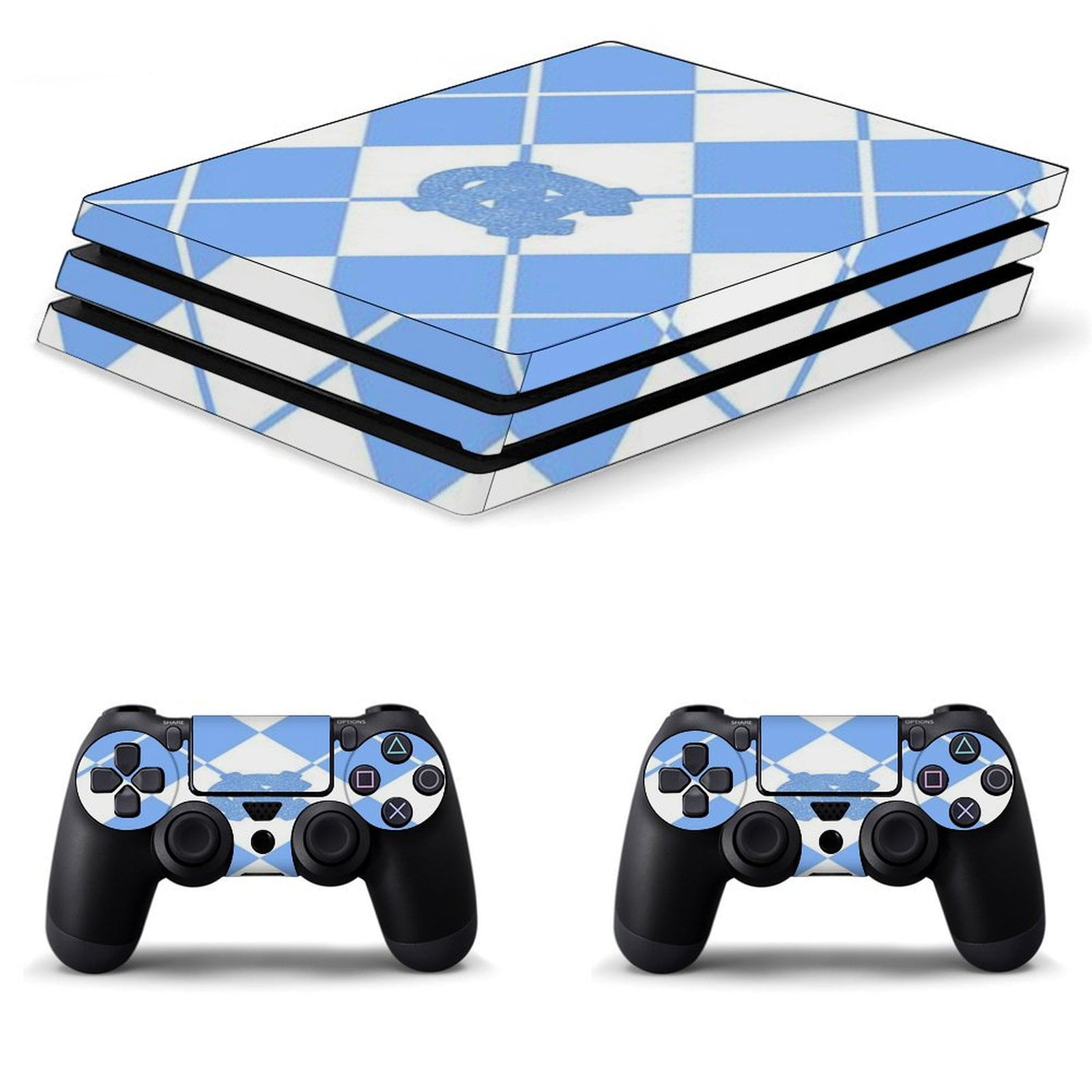 Heel Glitter Argyle PS4/PS4 Pro/PS4 Slim Skin Sticker For Console And Controller Skins - Walmart.com