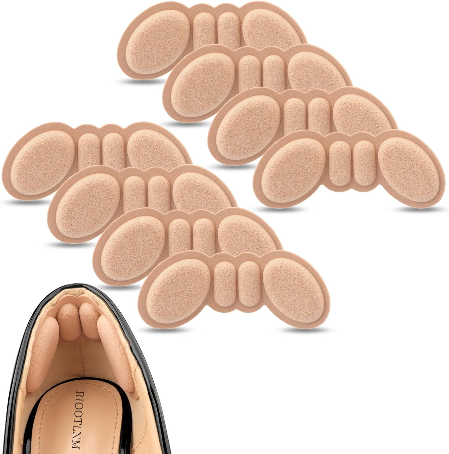 Heel Pads for Shoes Too Big, Shoe Inserts for Loose Shoes, Heel Grips ...