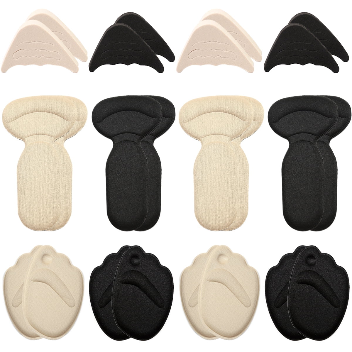 Heel Pads for Shoes, Foam Inner Sole, 12 Pairs High Heel Inserts - Self ...