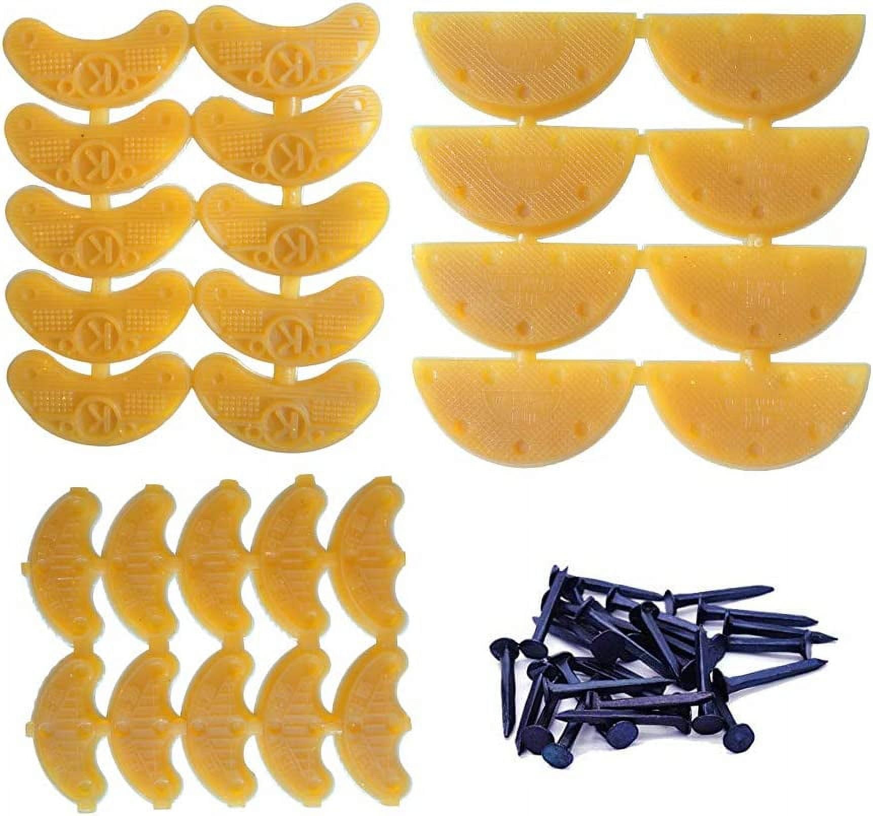 Heel Plates 28 Pairs Rubber Shoes Heel taps Tips Repair Pad Replacement ...