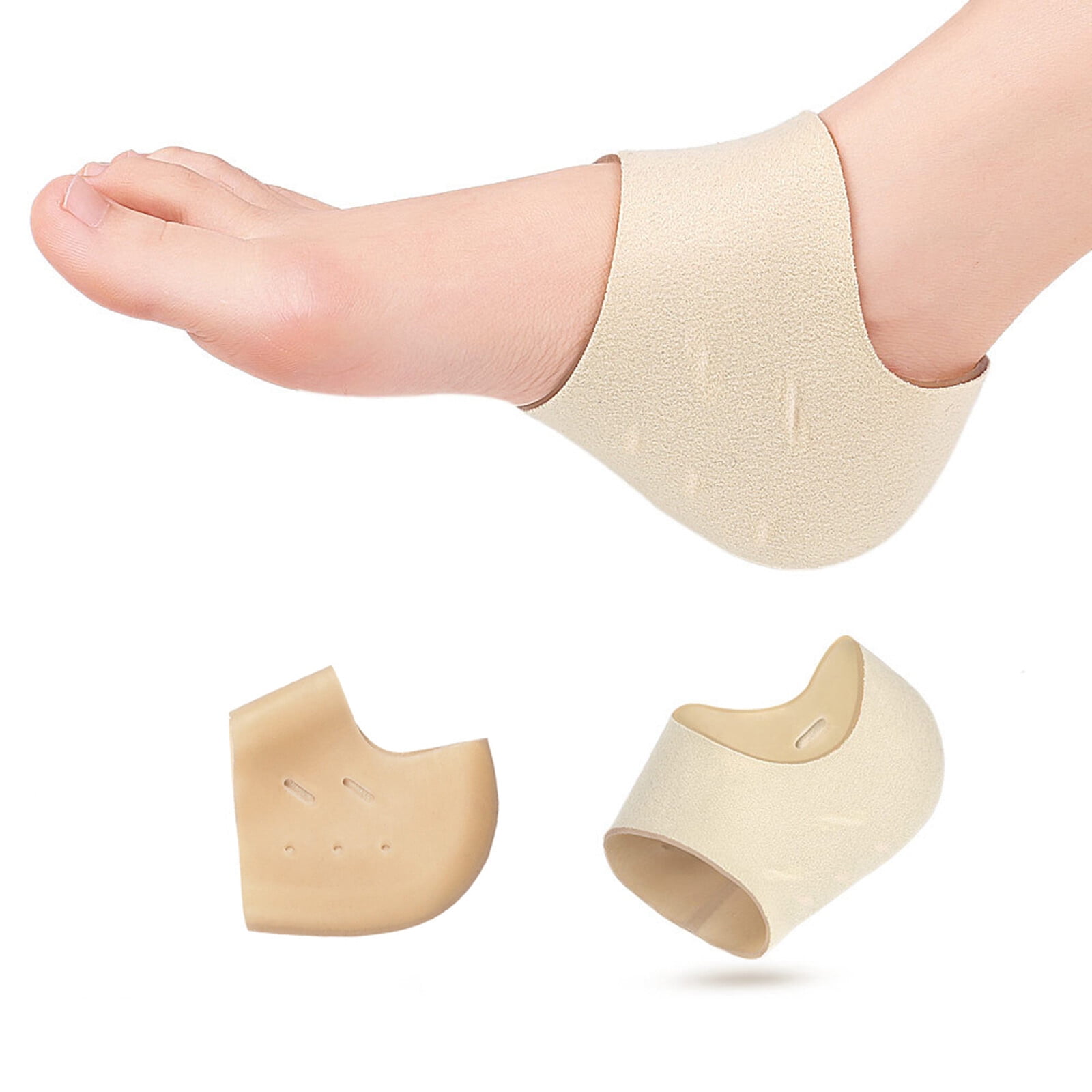 Heel Protectors 1 Pair Silicone Heel Cushions for Back of Heel Blister ...