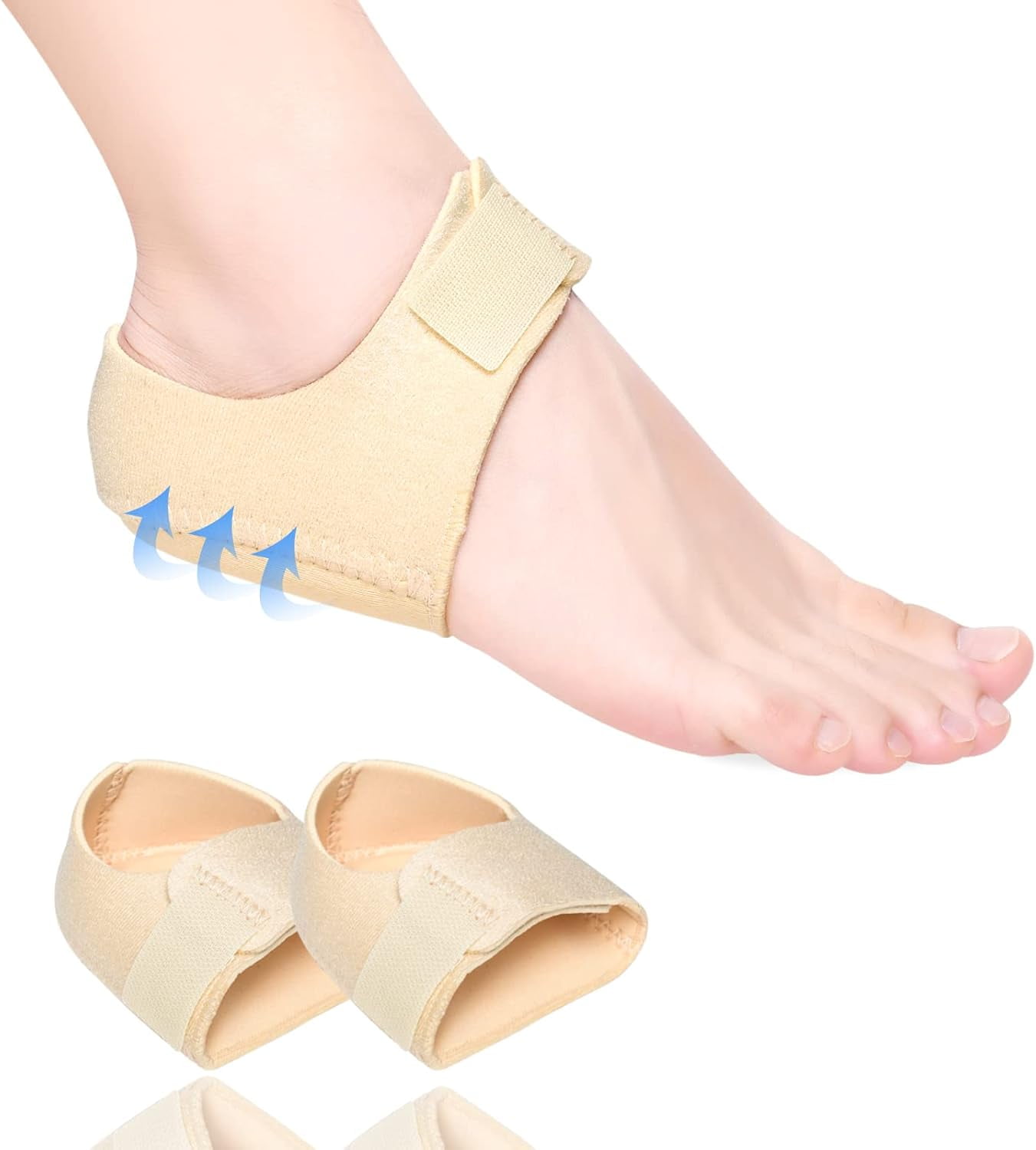 Heel Protectors, Gel Heel Cups for Heel Pain, Heel Cushion Support ...