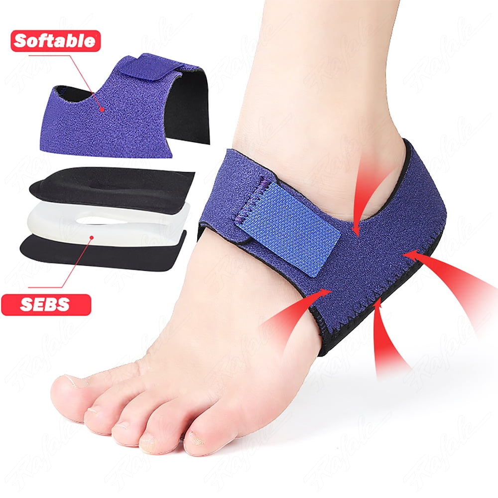 Heel Socks Silicone Super Soft Heel Pad for Men and Women Heel Pain ...