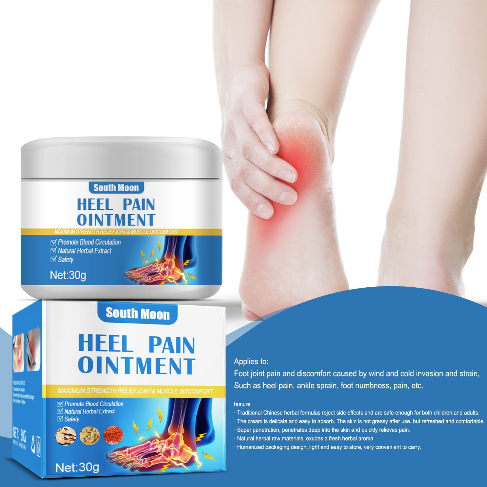 Heel Spur Toe Stiffness and Arching Relief Joint Bunion Ointment ...