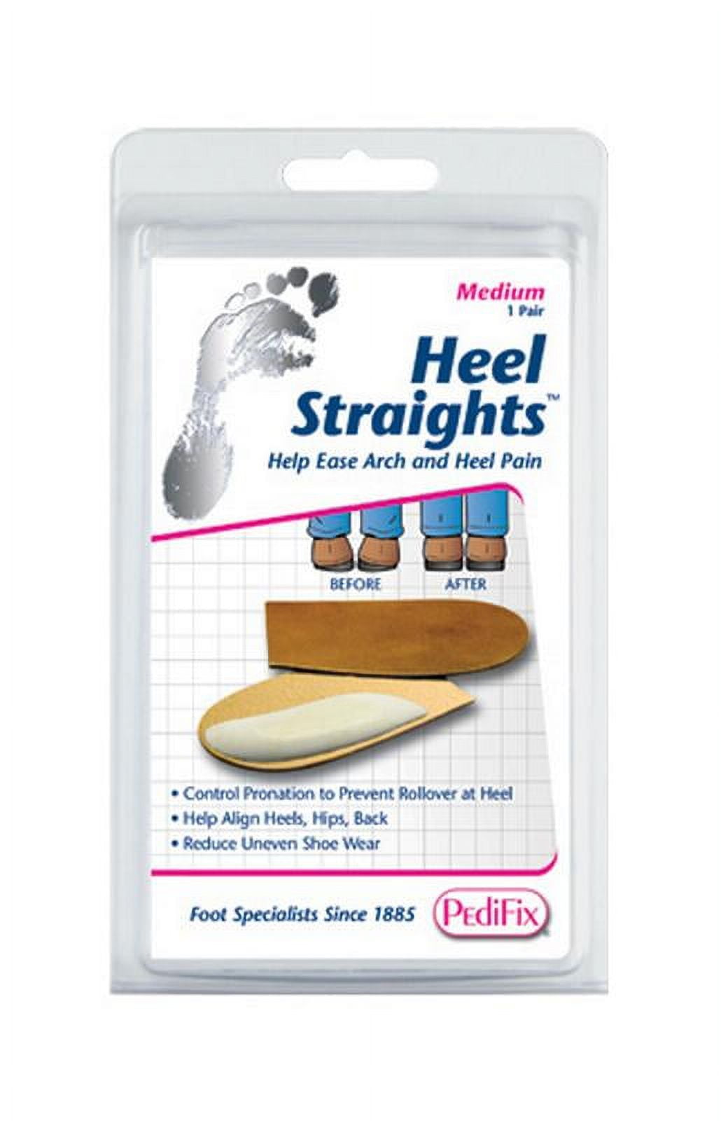 Pedifix Heel Straights, Pair, Large HSA/FSA Eligible - Walmart.com