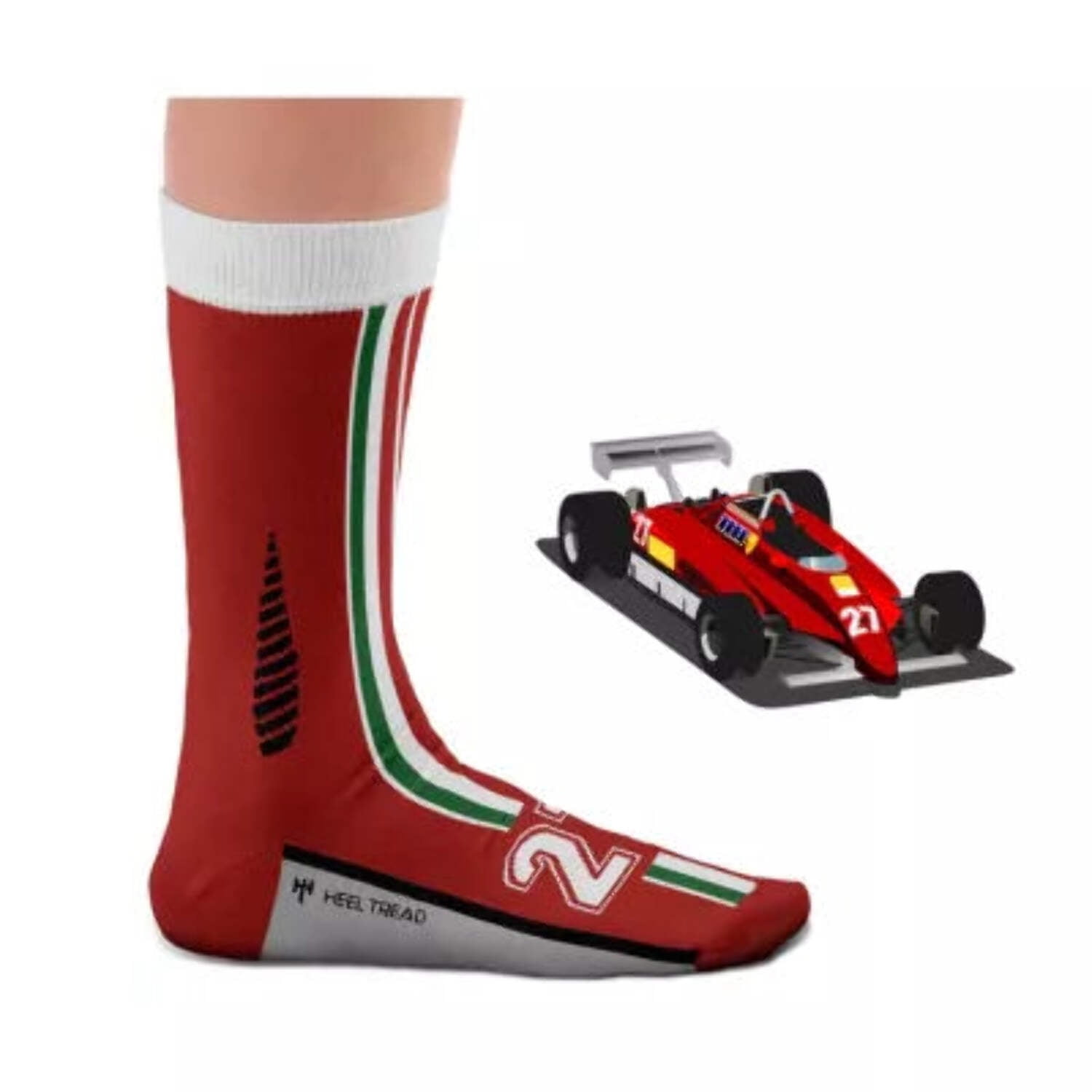 Heel Tread Motorsport Socks - Walmart.com