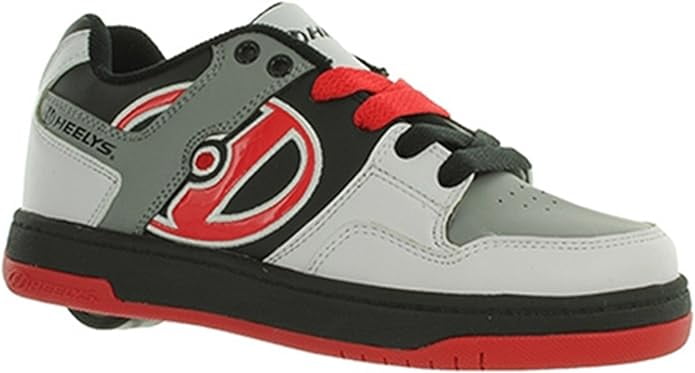 Heelys Boy's Flow (Little Kid/Big Kid/Adult) White/Black/Grey/Red 1 ...