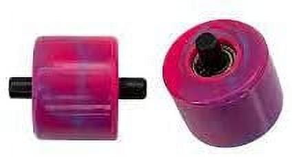 Heelys Pair of Replacement Wheels Wheel Kit Pink/Cyan Swirl, Medium ...