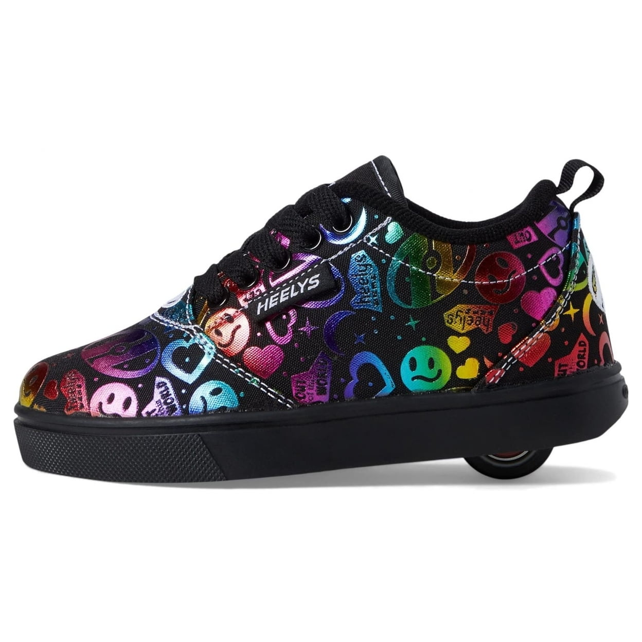 Heelys Pro 20 Prints Kids Skate Shoes Black Rainbow Size Little Kid Big ...