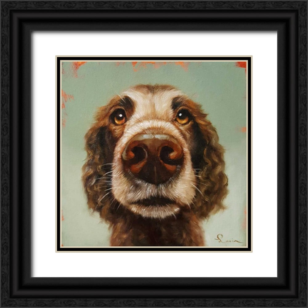 Heffernan, Lucia 12x12 Black Ornate Wood Framed with Double Matting ...