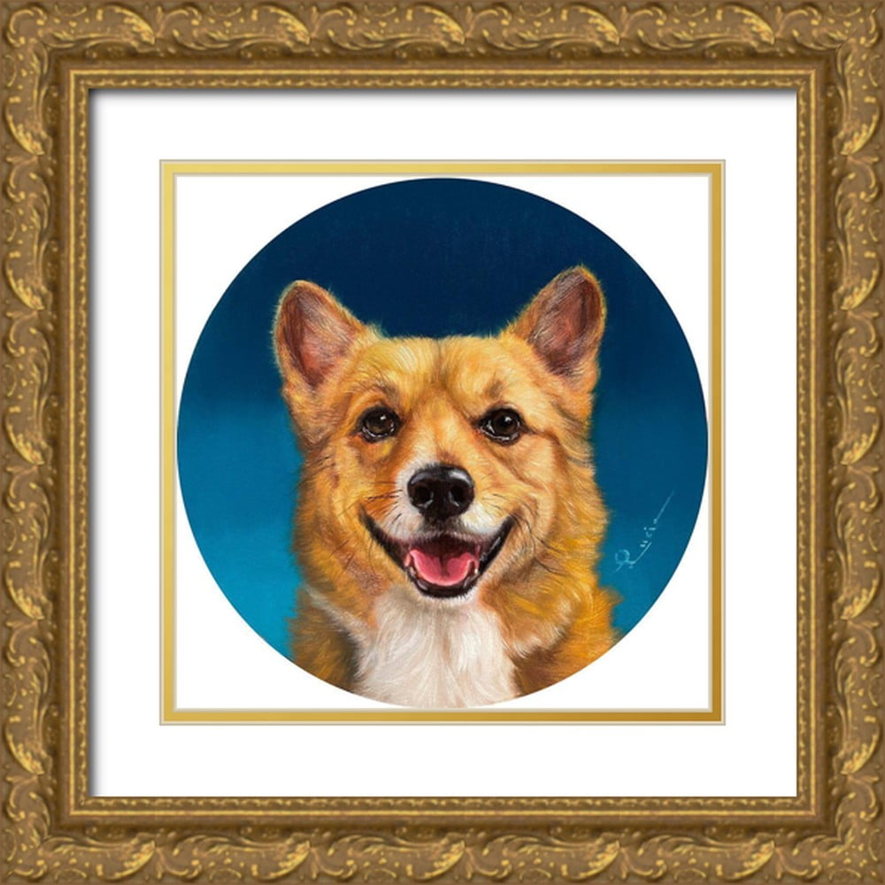 Heffernan, Lucia 12x12 Gold Ornate Wood Framed with Double Matting ...